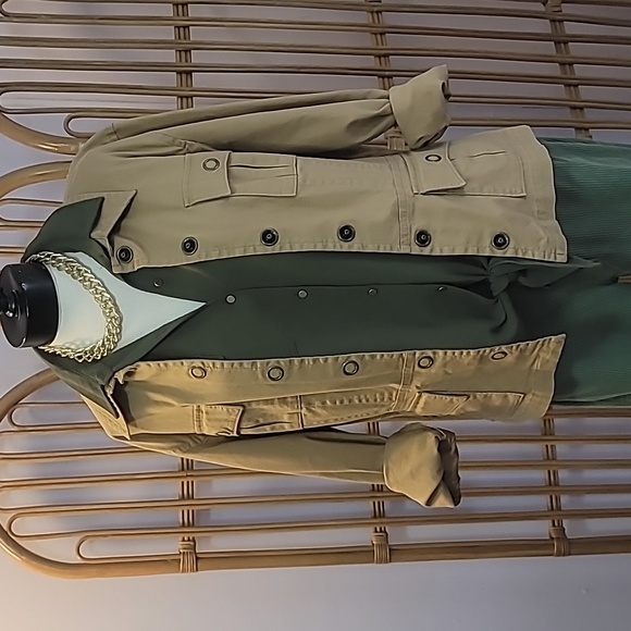 a.n.a | Jackets & Coats | Ana Structured Tan Canvas Utility Jacket Xl ...